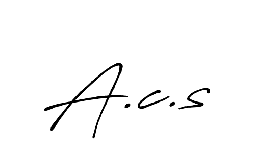 79+ A.c.s Name Signature Style Ideas | Great Online Signature
