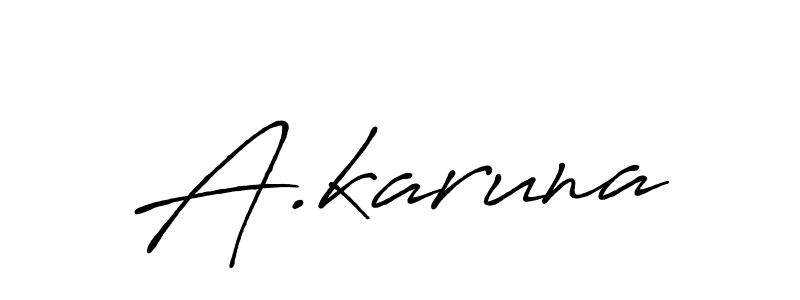 97+ A.karuna Name Signature Style Ideas | Best E-Sign