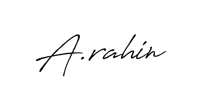 93+ A.rahin Name Signature Style Ideas | Excellent E-Signature