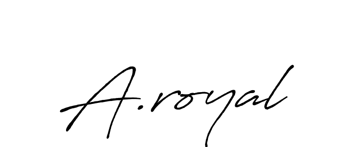 93+ A.royal Name Signature Style Ideas | FREE Autograph