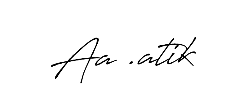 93+ Aa .atik Name Signature Style Ideas | Unique Digital Signature