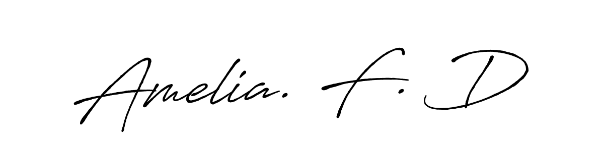 100+ Amelia. F. D Name Signature Style Ideas | Wonderful Name Signature