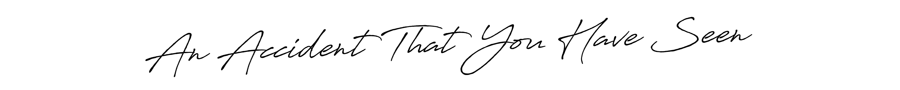 96+ An Accident That You Have Seen Name Signature Style Ideas ...