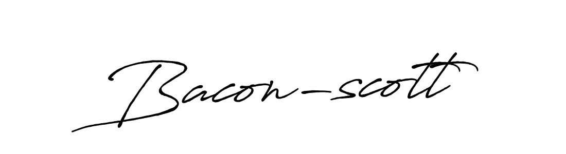 79+ Bacon-scott Name Signature Style Ideas | Cool eSignature