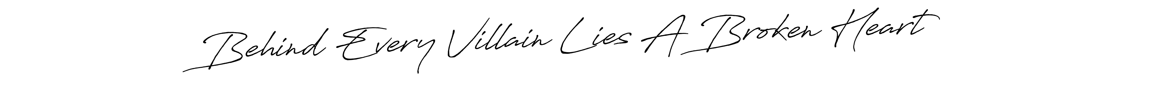 72+ Behind Every Villain Lies A Broken Heart Name Signature Style Ideas ...