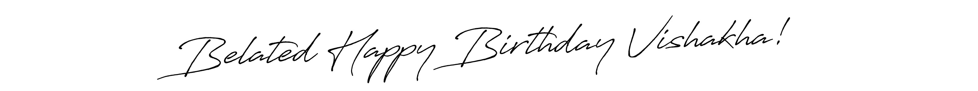 76+ Belated Happy Birthday Vishakha! Name Signature Style Ideas ...