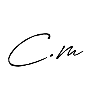95+ C.m Name Signature Style Ideas | First-Class Name Signature