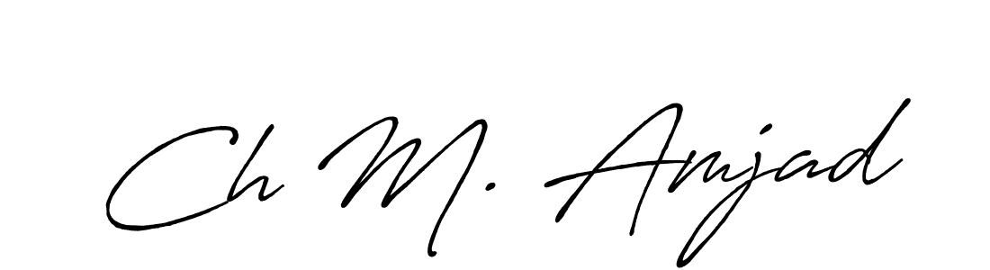 91+ Ch M. Amjad Name Signature Style Ideas | Awesome Online Signature