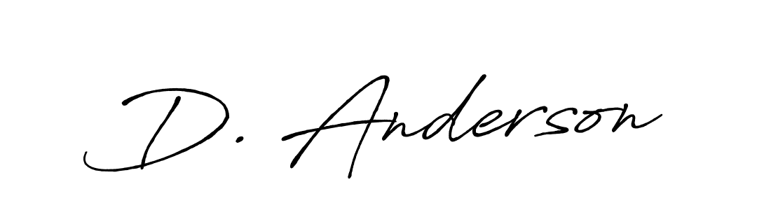 97+ D. Anderson Name Signature Style Ideas | Wonderful Online Autograph