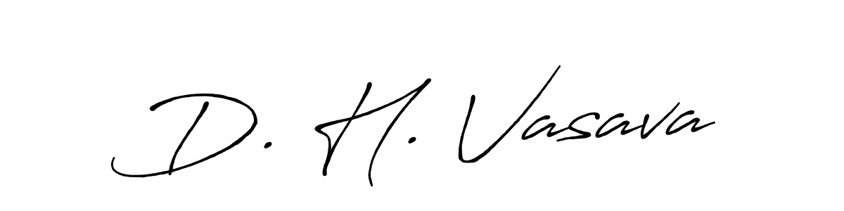 95+ D. H. Vasava Name Signature Style Ideas | Good E-Signature