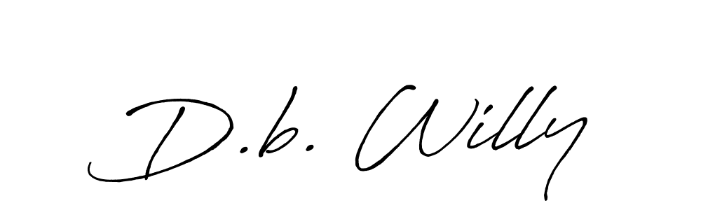 88+ D.b. Willy Name Signature Style Ideas | Cool Name Signature