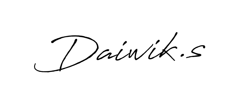 94+ Daiwik.s Name Signature Style Ideas | Unique Electronic Sign
