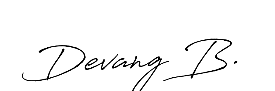 88+ Devang B. Name Signature Style Ideas | Excellent Autograph