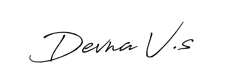 81+ Devna V.s Name Signature Style Ideas | Fine Digital Signature
