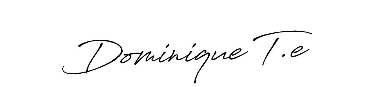 100+ Dominique T.e Name Signature Style Ideas | Ultimate Name Signature