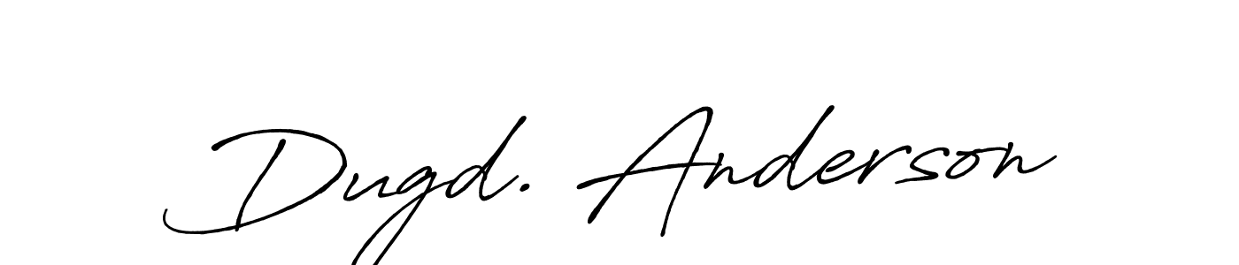 73+ Dugd. Anderson Name Signature Style Ideas | Super Electronic Sign