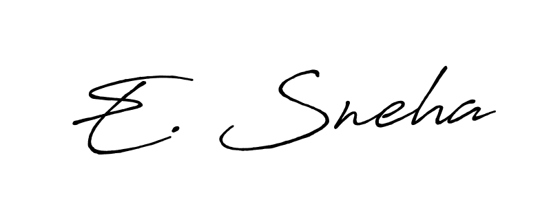 83+ E. Sneha Name Signature Style Ideas | Superb Autograph