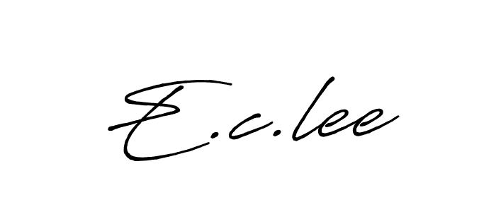 70+ E.c.lee Name Signature Style Ideas | Great Electronic Signatures