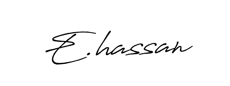70+ E.hassan Name Signature Style Ideas | Professional Electronic Sign