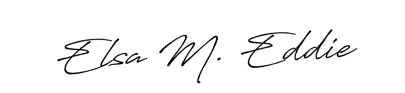 96+ Elsa M. Eddie Name Signature Style Ideas | Great Autograph