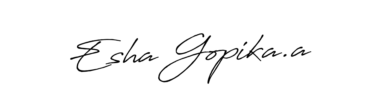 85+ Esha Gopika.a Name Signature Style Ideas | Creative Electronic ...