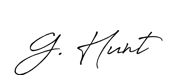82+ G. Hunt Name Signature Style Ideas | Creative Online Autograph