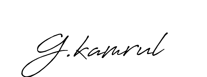 76+ G.kamrul Name Signature Style Ideas | Fine Name Signature