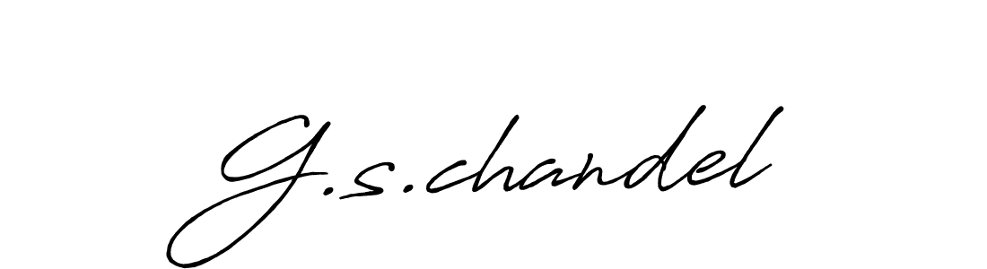 74+ G.s.chandel Name Signature Style Ideas | Amazing eSignature