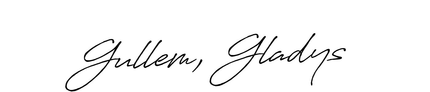 97+ Gullem, Gladys Name Signature Style Ideas | Special Name Signature