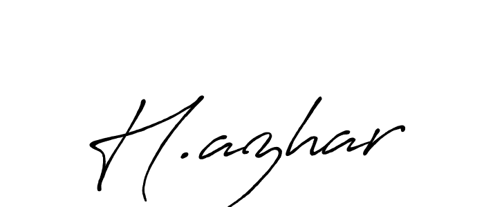 93+ H.azhar Name Signature Style Ideas | Professional Online Autograph