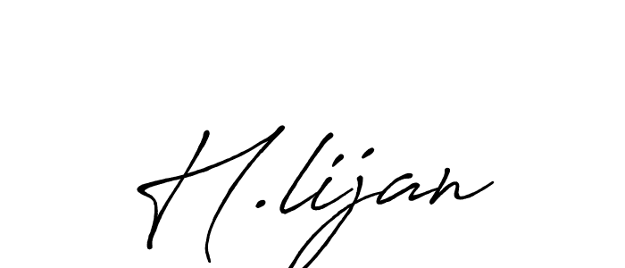 80+ H.lijan Name Signature Style Ideas | Creative Autograph
