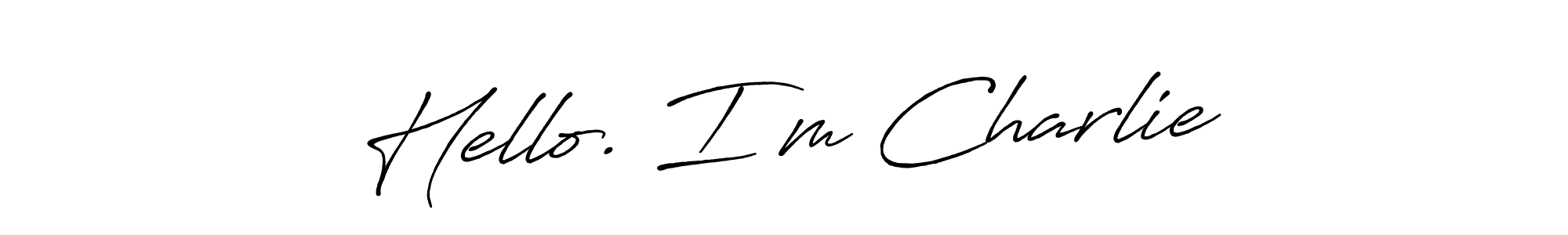 78+ Hello. I’m Charlie Name Signature Style Ideas | Super eSign