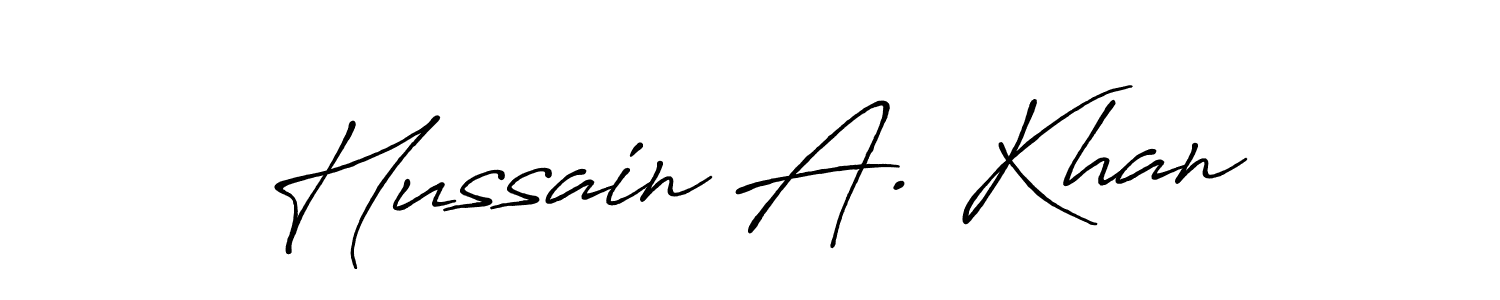 92+ Hussain A. Khan Name Signature Style Ideas | Cool Online Autograph