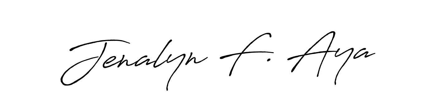 72+ Jenalyn F. Aya Name Signature Style Ideas | Awesome Online Signature