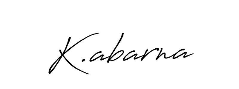 97+ K.abarna Name Signature Style Ideas | Perfect Electronic Sign
