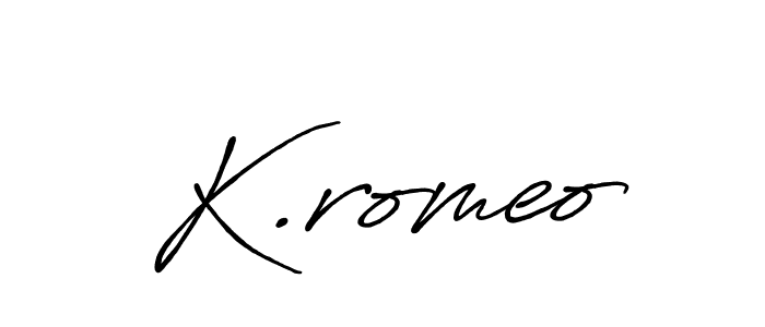 91+ K.romeo Name Signature Style Ideas | Creative eSign