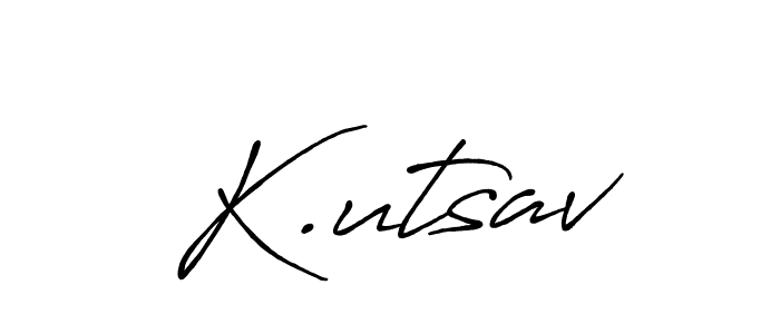 80+ K.utsav Name Signature Style Ideas | Special Name Signature