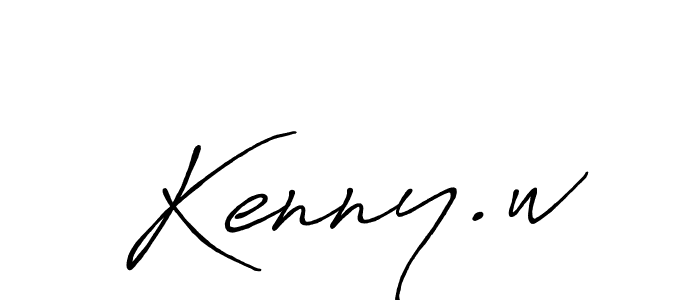 97+ Kenny.w Name Signature Style Ideas | Exclusive eSignature