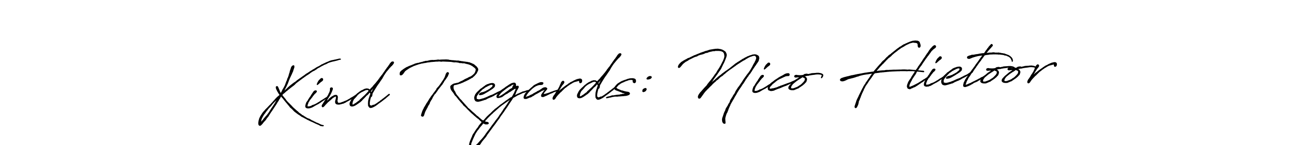 95+ Kind Regards: Nico Flietoor Name Signature Style Ideas | Perfect ...