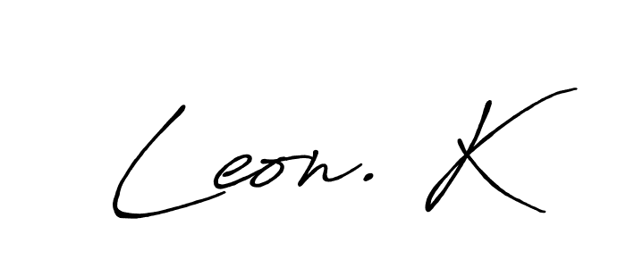 88+ Leon. K Name Signature Style Ideas | Perfect Autograph