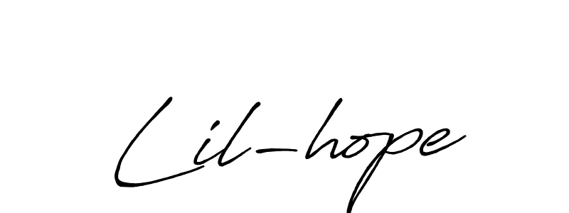 99+ Lil-hope Name Signature Style Ideas | Fine Electronic Sign