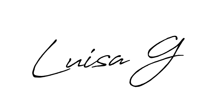 74+ Luisa G Name Signature Style Ideas | Amazing Digital Signature