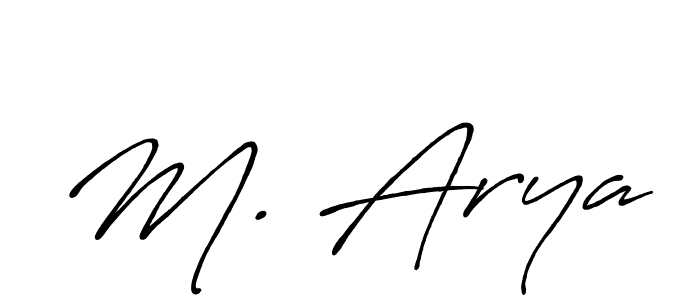 81+ M. Arya Name Signature Style Ideas | Great Name Signature