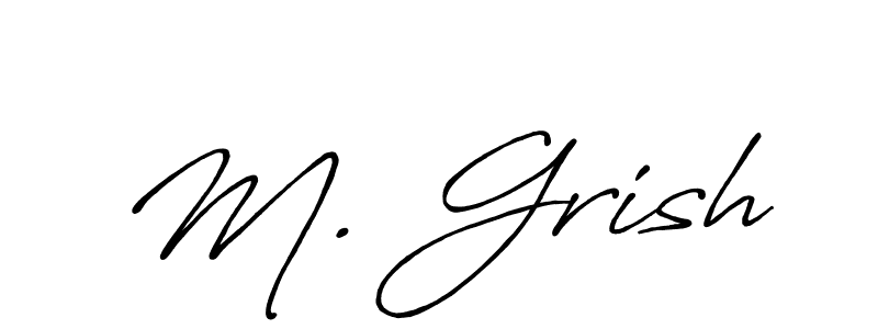 95+ M. Grish Name Signature Style Ideas | Super Electronic Signatures
