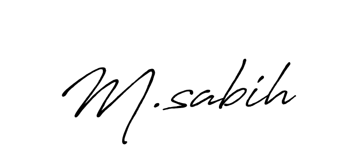 89+ M.sabih Name Signature Style Ideas | Wonderful Name Signature