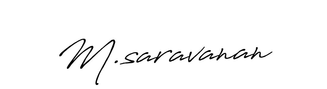 75+ M.saravanan Name Signature Style Ideas | Unique E-Sign