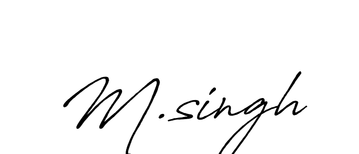 97+ M.singh Name Signature Style Ideas | Outstanding Online Autograph