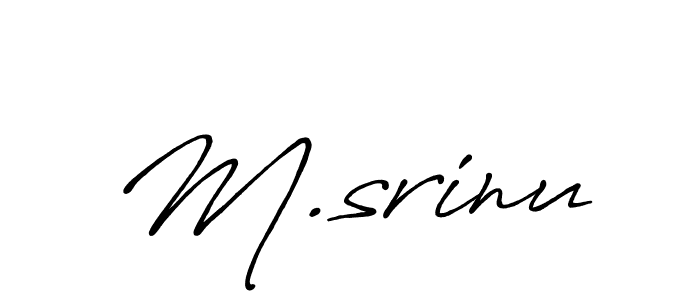 86+ M.srinu Name Signature Style Ideas | Best Digital Signature
