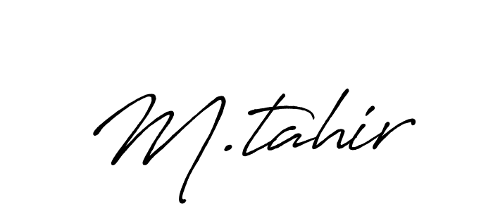 80+ M.tahir Name Signature Style Ideas | Fine Electronic Sign
