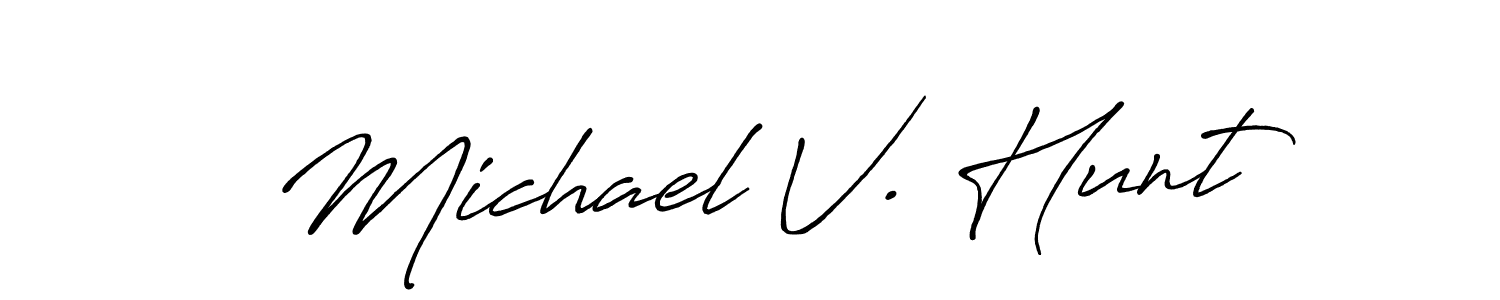 85+ Michael V. Hunt Name Signature Style Ideas | Outstanding eSignature